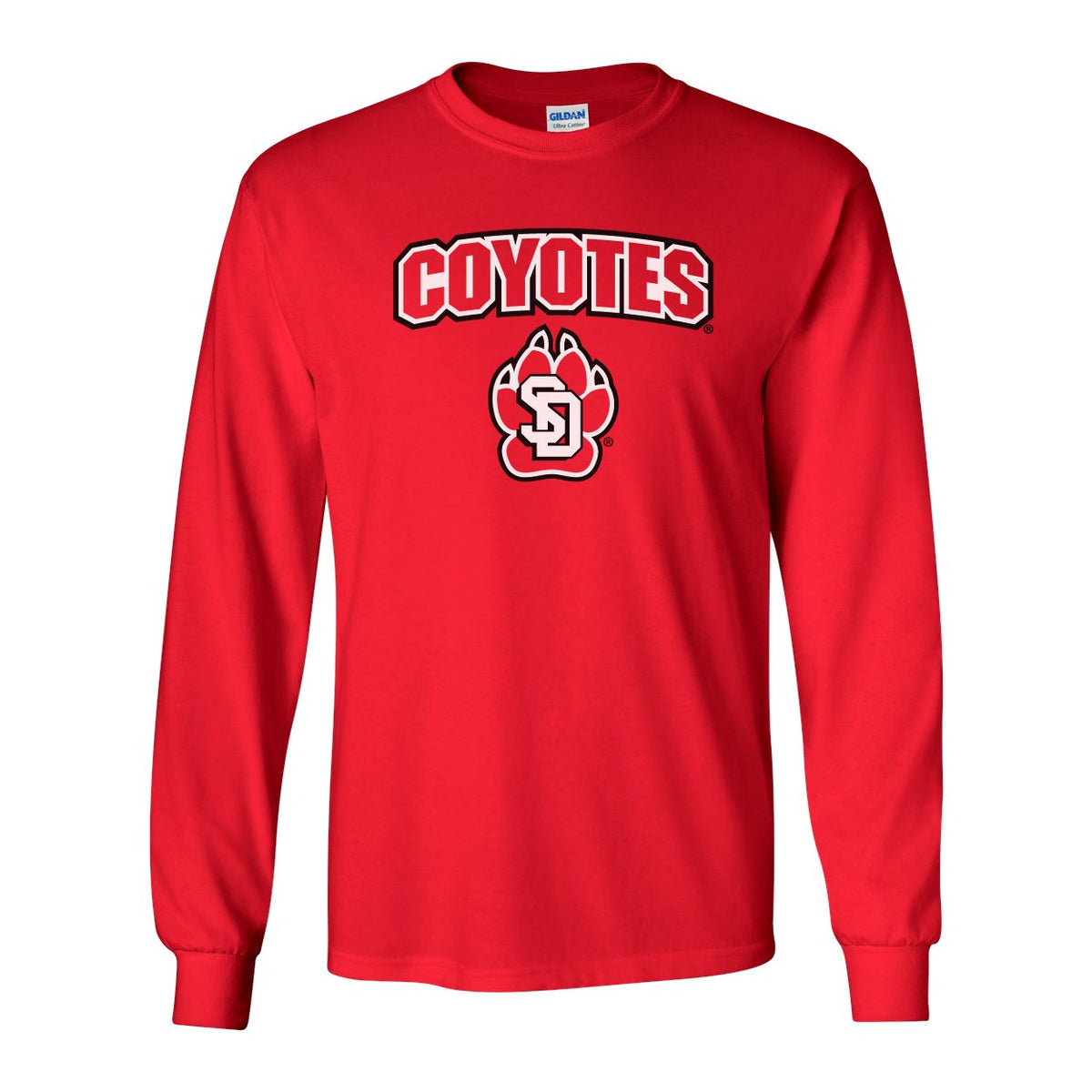 Mens Coyotes Apparel Long Sleeve Tee Shirts | CornBorn Apparel