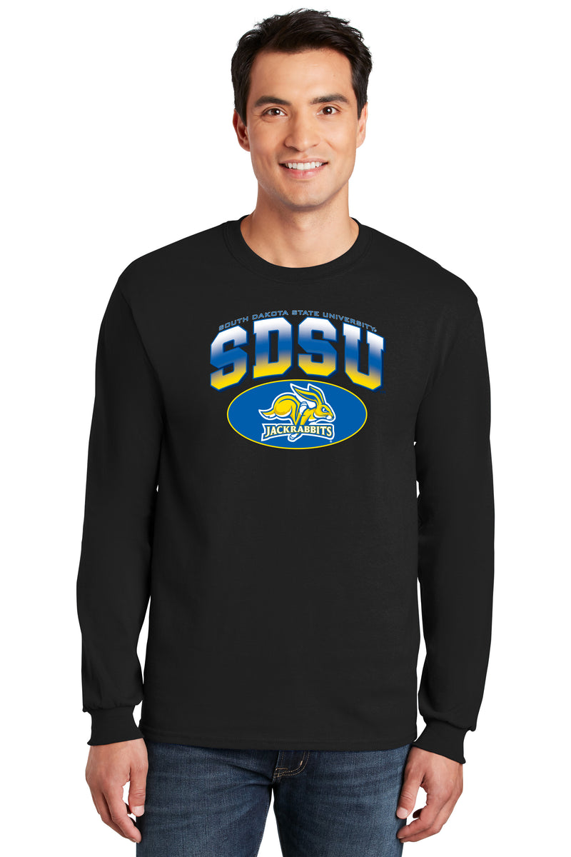 South Dakota State Jackrabbits Long Sleeve Tee Shirt - SDSU Full Color ...