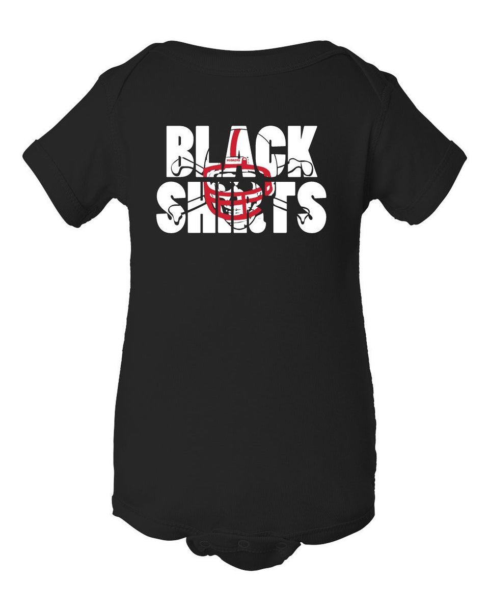 Nebraska Huskers Football BLACKSHIRTS Infant Onesie | CornBorn Apparel