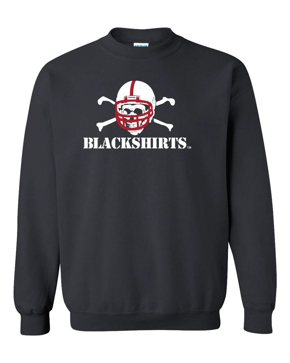 Nebraska Cornhuskers Football Blackshirts Logo Crewneck Sweatshirt ...