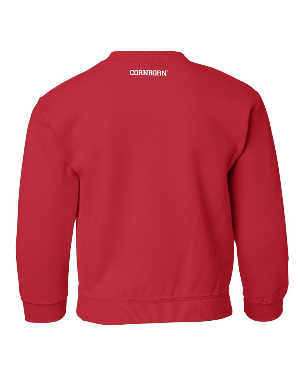 Nebraska Cornhuskers "Nebraska N GO BIG RED" Youth Crewneck Sweatshirt ...